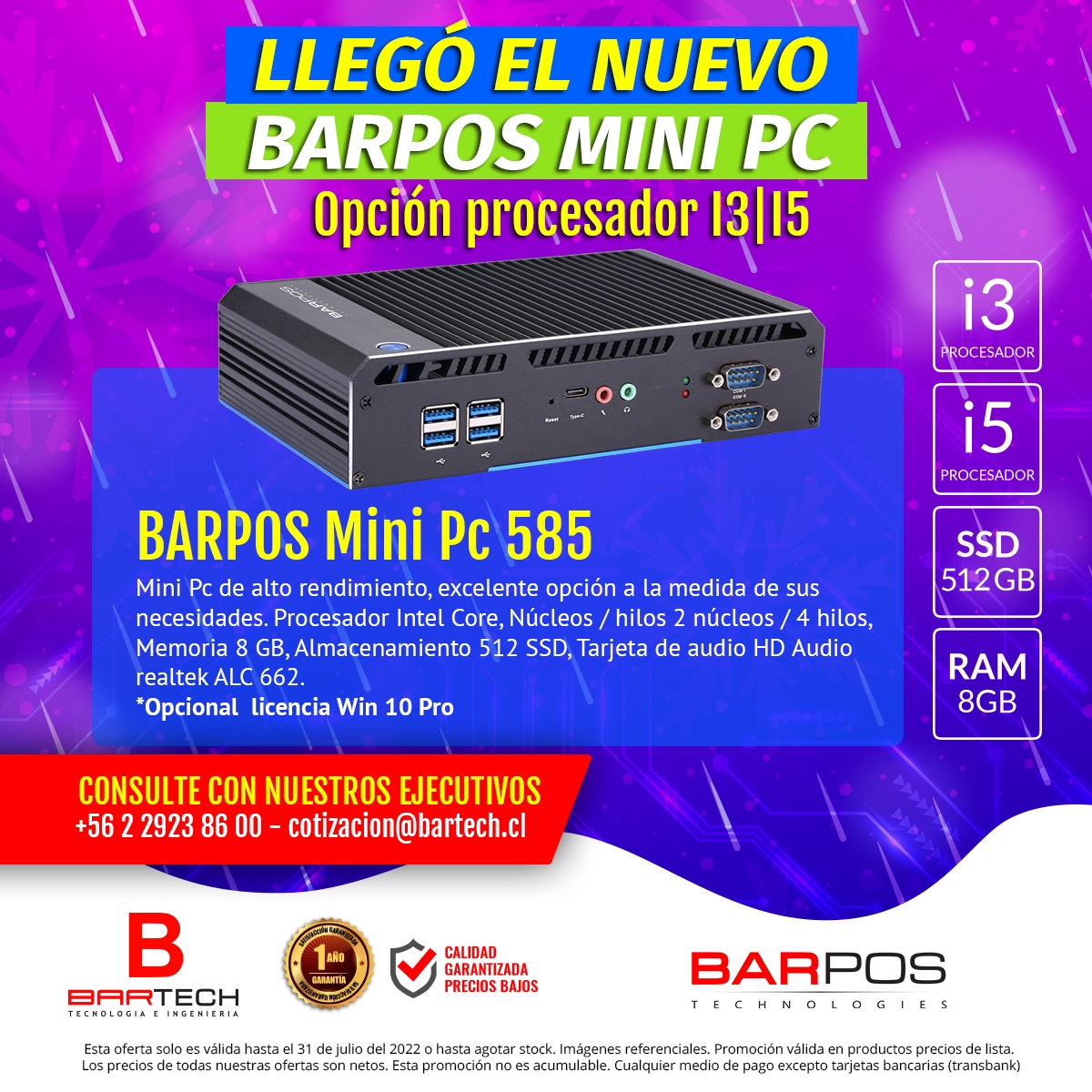 Barpos 9100 - Bartech