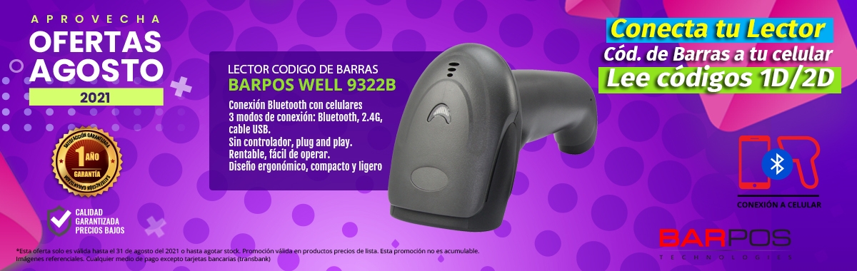 Bartech| Código de barras, Puntos de ventas (POS), Banca, Tablet POS, Impresoras, Monitores ...