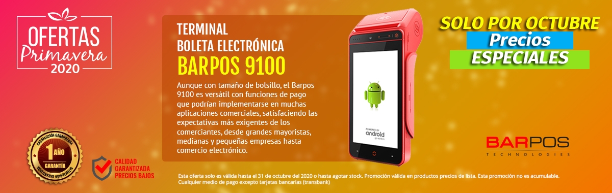 Bartech| Código de barras, Puntos de ventas (POS), Banca, Tablet POS, Impresoras, Monitores ...