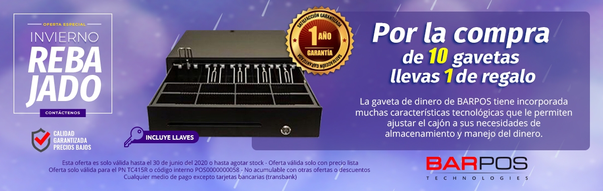 Bartech| Código de barras, Puntos de ventas (POS), Banca, Tablet POS, Impresoras, Monitores ...